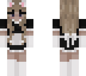 Maid Cat Girl Cute Aw | Minecraft Skins