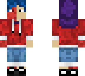 Half Corrupted | Minecraft Skin