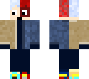 half fire half ice | Minecraft Skin
