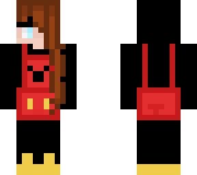 mickey mouse girl version | Minecraft Skins