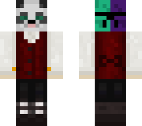 panda mask | Minecraft Skin