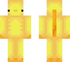 Yellow Axolotl | Minecraft Skin