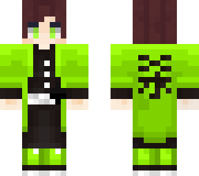 Demon slayer boy with derp chin | Minecraft Skin