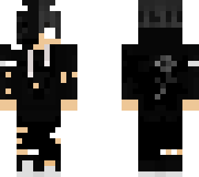 Devil white black darker skin | Minecraft Skin