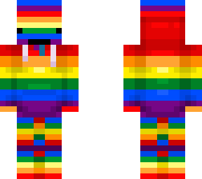 Dirpy Rainbow boy | Minecraft Skin