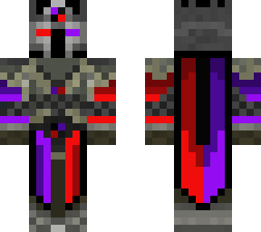 Dual Colored Knight Armor | Minecraft Skin