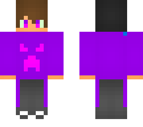 Flower Player (Glow effect.) | Minecraft Skin
