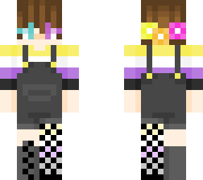 Nonbinary Pride ~ RQ | Minecraft Skin