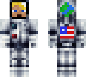 Astronaut Space Realistic Minecraft Skins