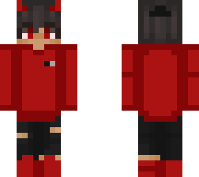 Red Devil Gamer | Minecraft Skin