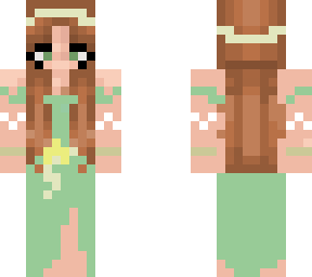cottagecore elf sage girl | Minecraft Skins