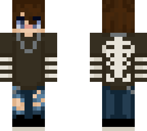 skeleton goth | Minecraft Skins