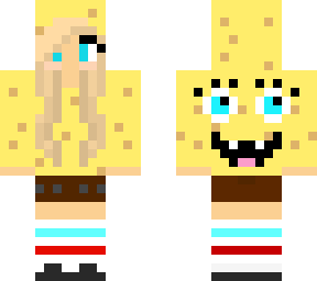 cute spongebob | Minecraft Skins