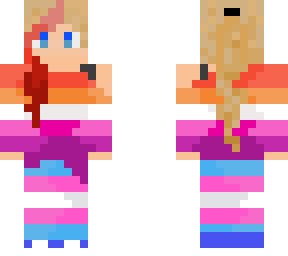 Transbian pride! | Minecraft Skin