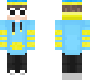 Blue and yellow | Minecraft Skin