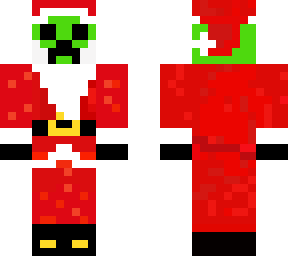 creeper santa claus | Minecraft Skin