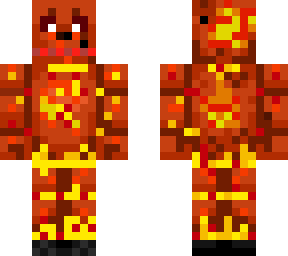 FLAMING SPRINGTRAP | Minecraft Skin