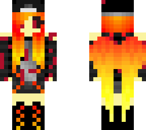 lava girl | Minecraft Skin