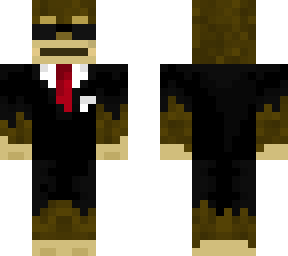 Monkey in suit | Minecraft Skin