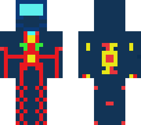 nuclear exosuit/hazmat suit (teeny tiny change) | Minecraft Skin