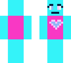 Pink and blue | Minecraft Skin