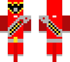 Power Rangers Dino Charge Red Ranger | Minecraft Skin