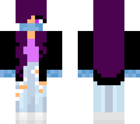 Purple Rosey w/mask | Minecraft Skin