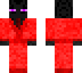 suit enderman red | Minecraft Skins