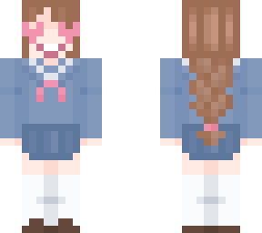 Week 6 Background Girl/Senpai's Fan Girls ORIGINAL | Minecraft Skin