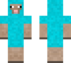 cyan sheep skin | Minecraft Skin