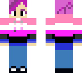 Genderfluid pride | Minecraft Skin