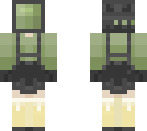 Green Tv Head | Minecraft Skin