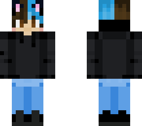 blue catboy | Minecraft Skin