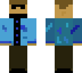 Blue Tux | Minecraft Skin