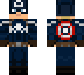 Captain America Winter Soldier | Minecraft Skin
