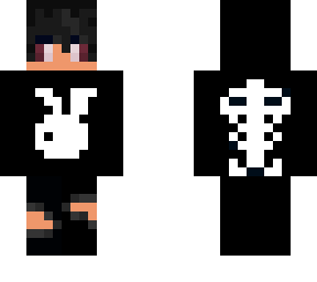 eboy with skeleton hoodie | Minecraft Skin