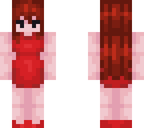 fnf girlfriend | Minecraft Skins
