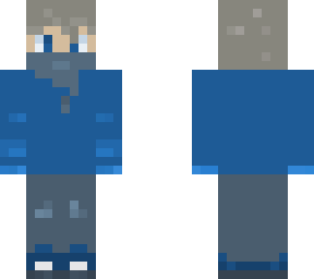 Navy Blue GamerBoy | Minecraft Skin