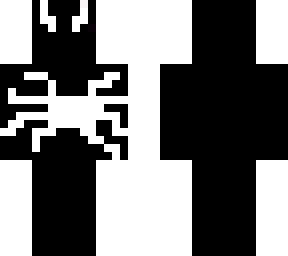 Symbiote Spider-Man | Minecraft Skin