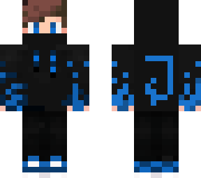 blue fire | Minecraft Skin