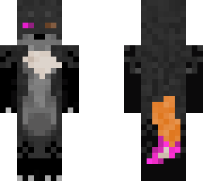 Enderman Fox Hybrid | Minecraft Skin