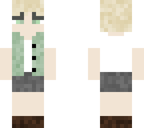 Green jumper girl | Minecraft Skin