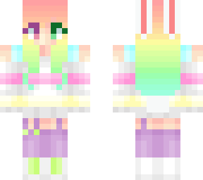 Pastel Easter Bunny | Minecraft Skin