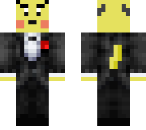 Pikachu meme face | Minecraft Skin