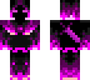 Pink Lightning Demon | Minecraft Skin