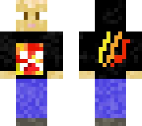 Preston playz fire hoodie | Minecraft Skin