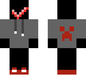 Red checkmark man | Minecraft Skin