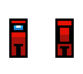 Among US Red Crewmate | Minecraft Skin