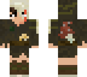 dark oak rascal person | Minecraft Skin
