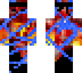 fire ice | Minecraft Skin